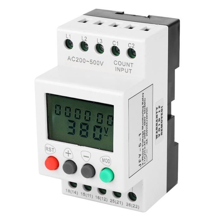 EJ.life Phase Sequence Protection Relay, Voltage Monitoring Relay ...