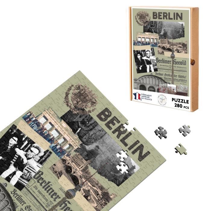 Puzzle Classique 280 pièces Berlin Collage Allemagne Histoire Voyage ...