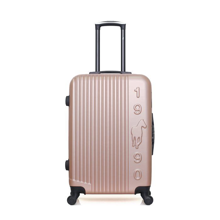 Valise - GENTLEMAN FARMER - LIAM - Weekend - 4 roues - 65 cm - Rose doré