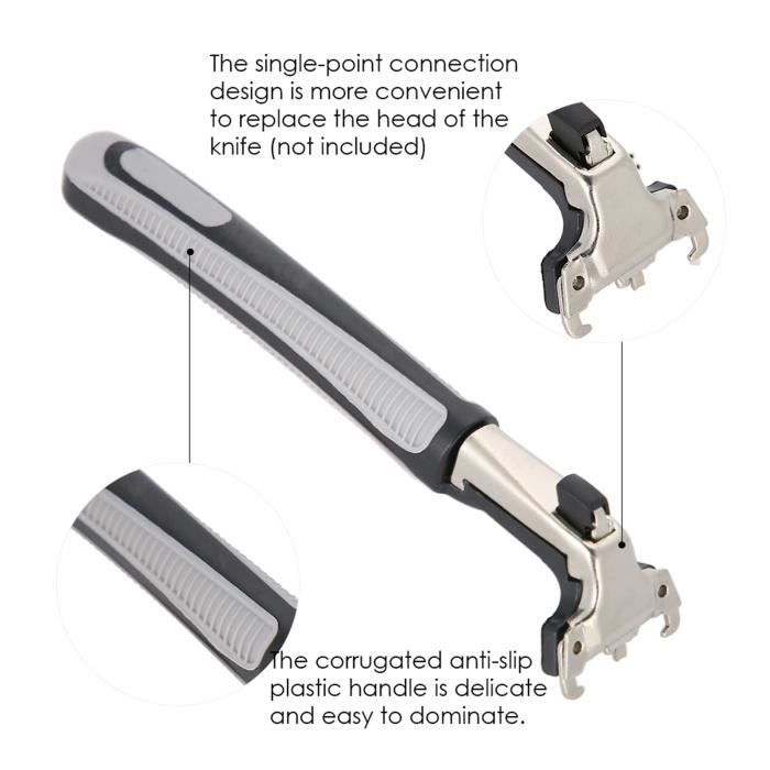 FAS Porte-rasoir manuel à double couche à l'ancienne, spécial pour les ...