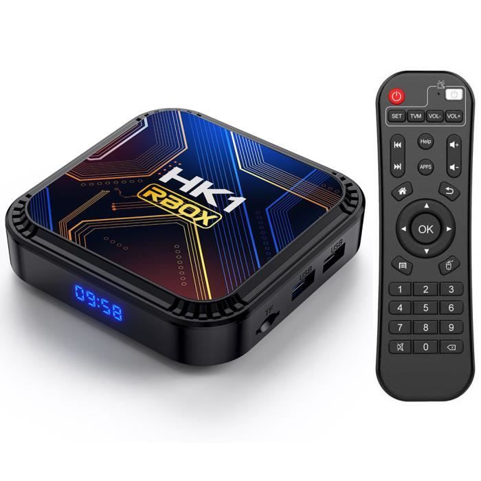 Android Mini Smart TV Box Android 13 4Go RAM 64Go ROM boitier IPTV 2.4G&5G WIFI6 HD 8K/3D ...