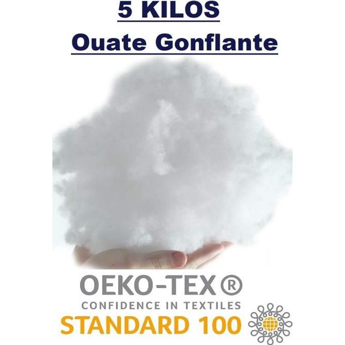 5 Kilos Ouate de Rembourrage Fibre Polyester Oeko-Tex, Fibre ...