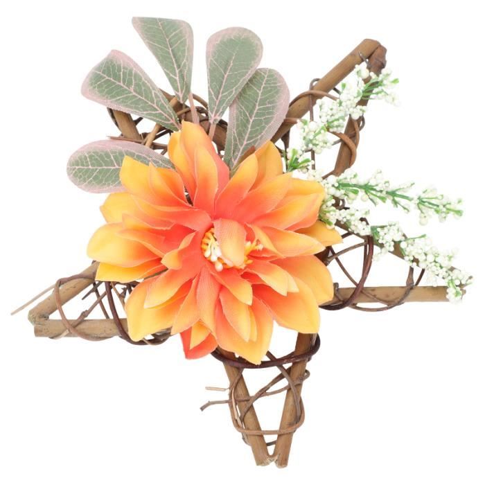 Star En Bois 1 PC Simulé Guand Festival Mur decoration artificielle ...