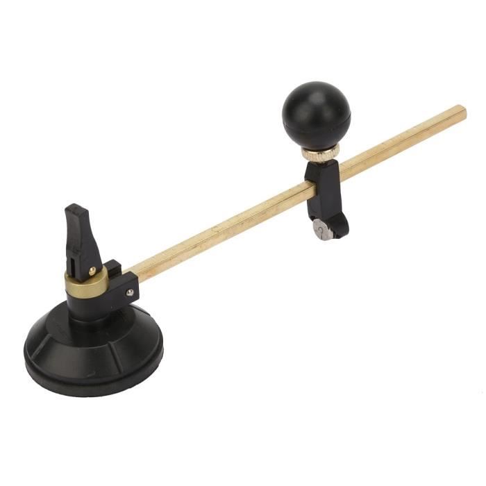 Qiilu Coupe-verre circulaire Coupe-verre 6 Compas de roue Coupe ...