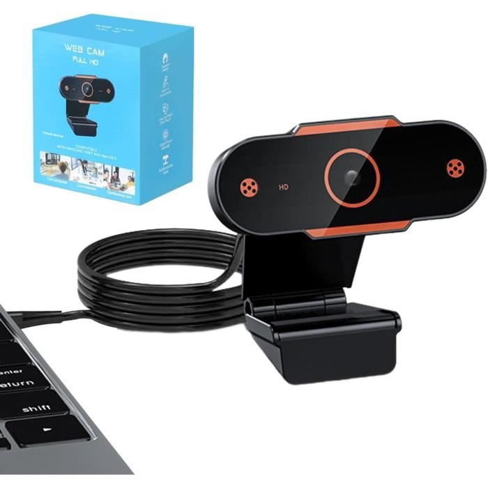 Caméra Pc, Mini Caméra Usb Hd 1080P, Caméra Web Réglable, Webcam Pour ...