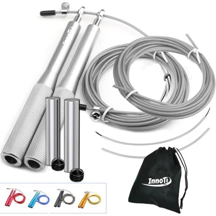 Corde À Sauter Crossfit-Avec Ou Sans Ballast-Fitness Jump Rope À Grande ...