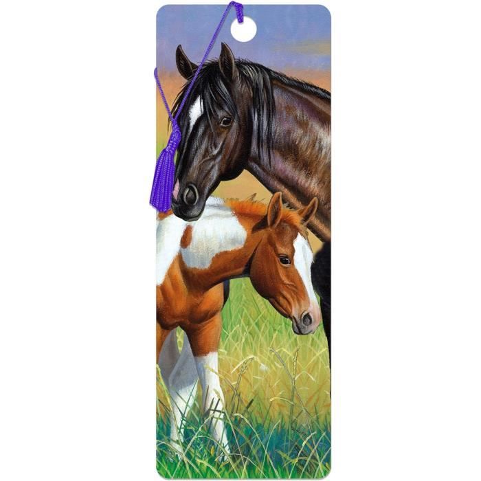 Marque-Page - Jument Et Poulain De Deluxebase. Marque Page Cheval Avec ...