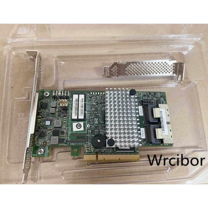 NS07204-Carte contrôleur RAID PCIEx8. LSI 9267 8i 2208. 6GBps. 512 mo ...
