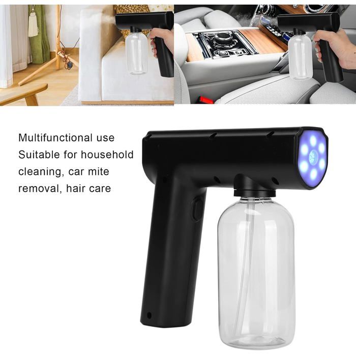 Portable Atomizer Sprayer Spray Gun Nanometric Mist Spray Cleaner ...
