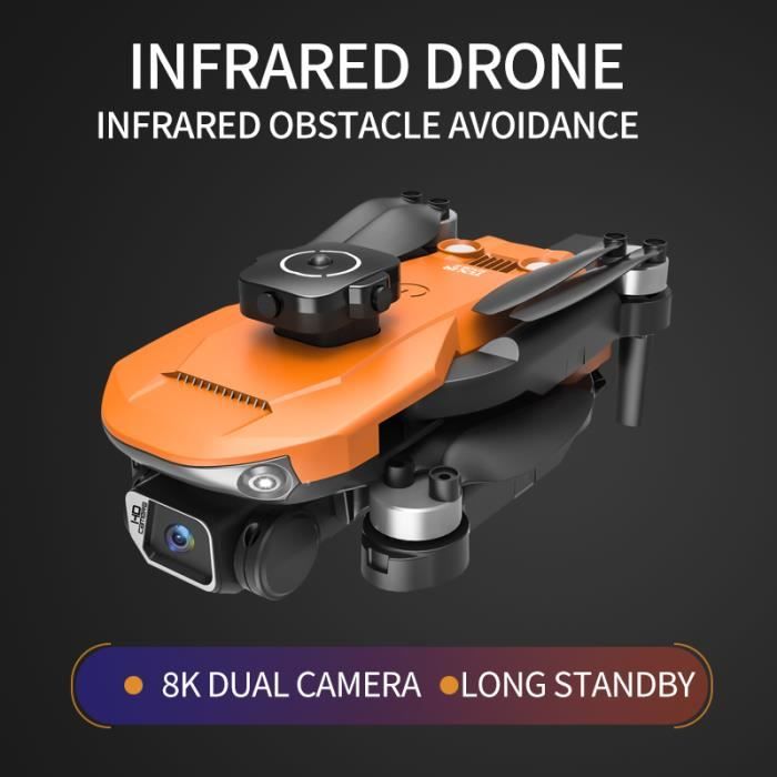Orange ProDual-8K-3B-Xiaomi-Drone Ata Jia S165, 8K, 5G, GPS, Professionnel, HD, Photographie ...