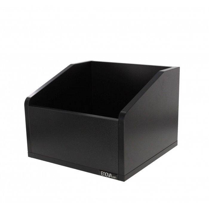 Meuble de rangement - ENOVA - VINYLE BAC 120BL - Noir - Capacité 120 ...