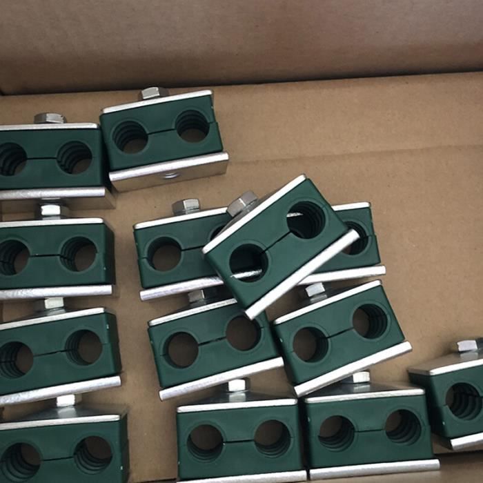 Collier de serrage,Tuyau à Double vis en plastique léger, 5 pièces, de ...