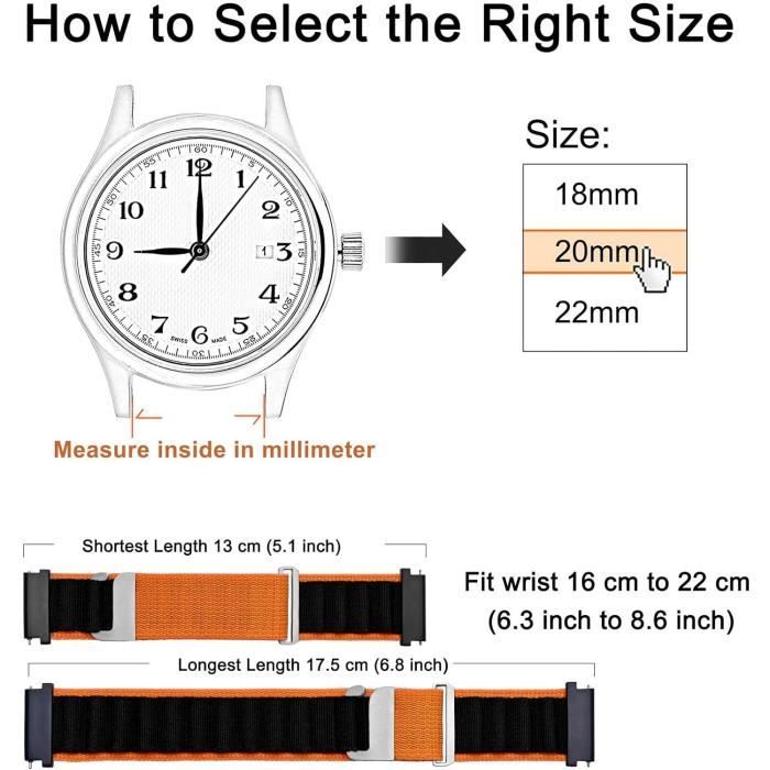 Alpine Loop Bracelets Montre Nylon, Bandes De Sport Réglables Pour ...