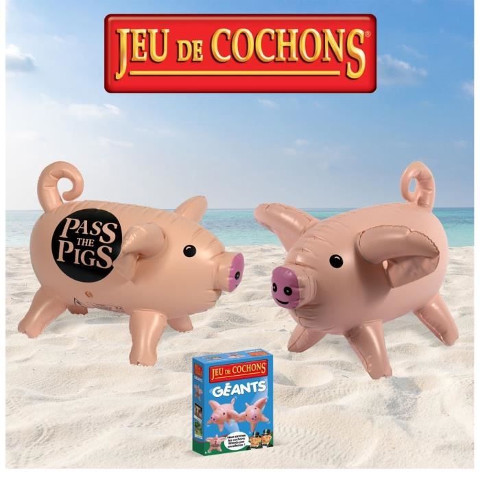 JEU DE COCHONS GEANTS - Jeu de plateau - WINNING MOVES - Cdiscount Jeux - Jouets