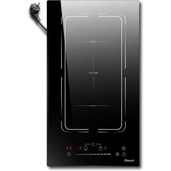 Induction Hob 2 Recessed Hob with Disaenvir Plug, Induction Hob with 30 ...
