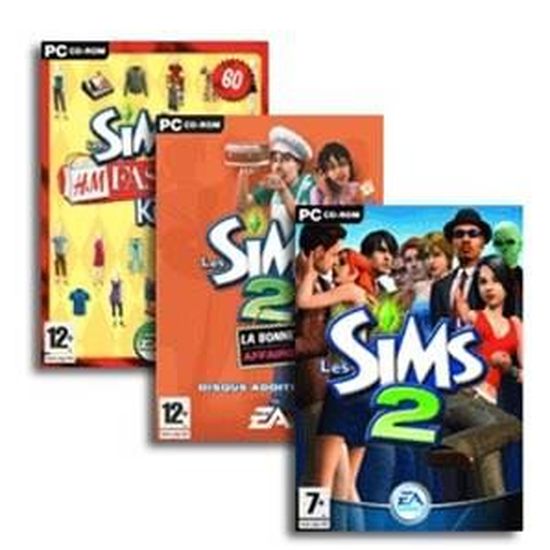 Les Sims 2 Original + 2 add ons - Cdiscount Jeux vidéo