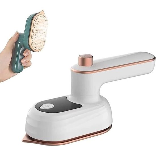 Mini fer vapeur portatif machine repasser portable pour voyage en famille affaires blanc WHITE ...