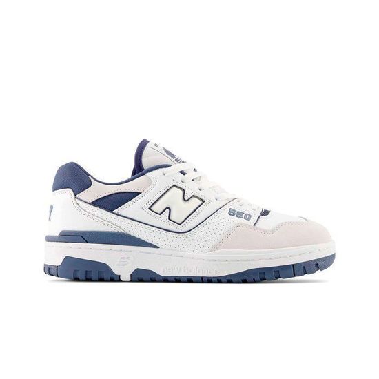 Basket New Balance BB550 - NEW BALANCE - Cuir - Lacets - Plat Bleu ...