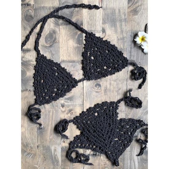 Femmes Sexy Micro Mini Bikini String Sous-Vêtements G-String Soutien ...