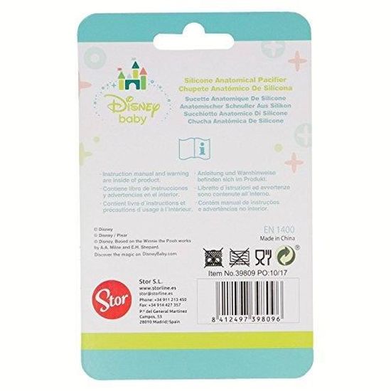 Tétine anatomique en silicone 0-6 m - STOR - Motif Mickey Mouse - Bout ...