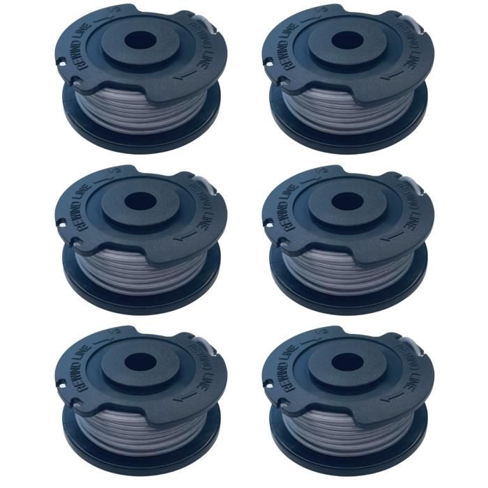 Bobine de fil coupe bordure - Bosch - F016800569 - Ø1,65mm - L5m - Pack de 6 - Cdiscount Jardin