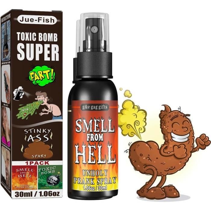 Spray Qui PUE Le Caca, 2024 Spray Puant Puissant, Drôle Et Puant Fart ...
