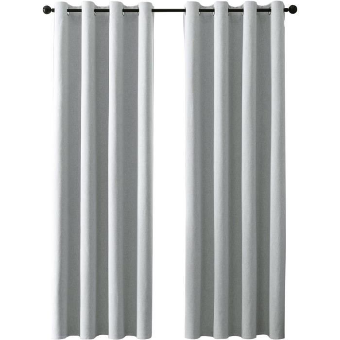 Rideau Occultant Thermiques 140x240 cm Vert Sauge Rideau Thermique ...