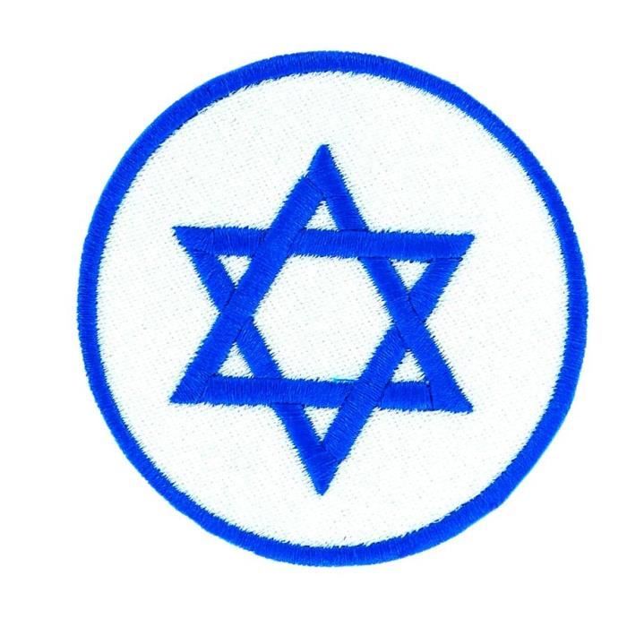 Patch ecusson thermocollant etoile de david israel - Cdiscount Beaux ...