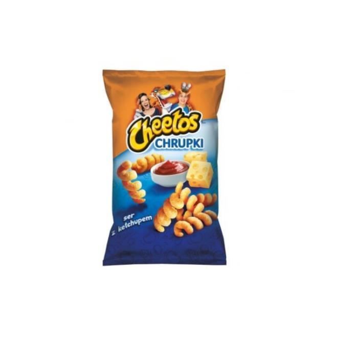 Biscuits apéritifs Cheetos en spirale goût fromage et ketchup ...