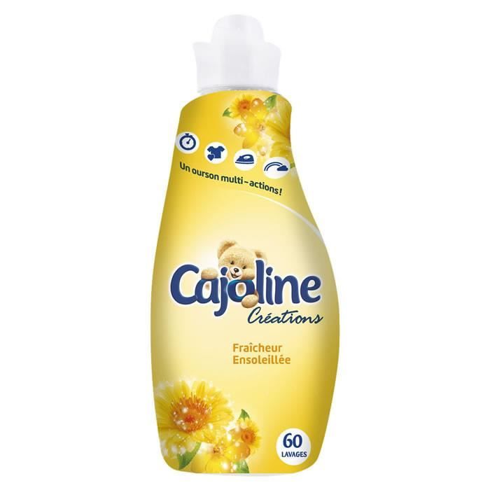 LOT DE 4 - CAJOLINE Créations - Assouplissant fraîcheur ensoleillée 60 ...