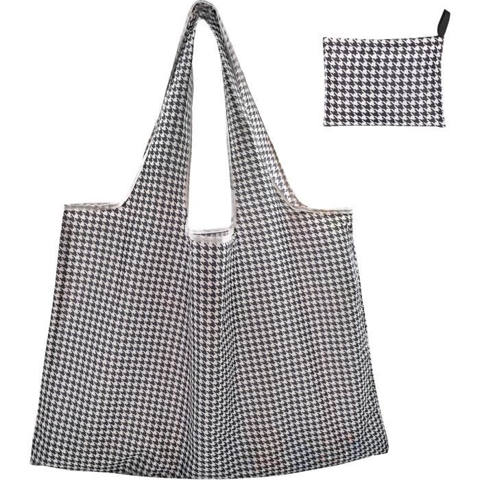 Sac Pliable Courses Poche Grande,Sac À Provisions Cabas Réutilisable ...