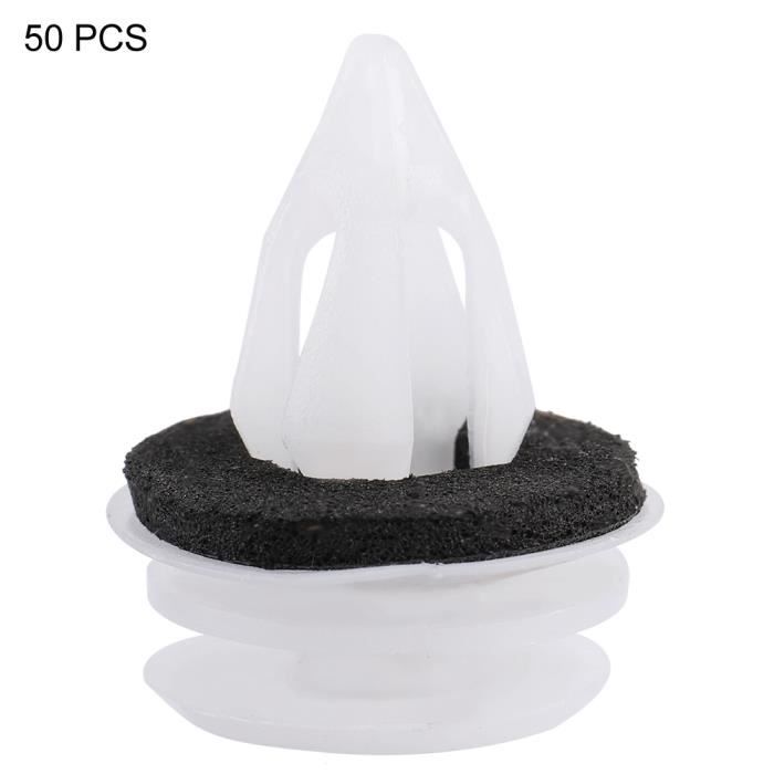 Rivets de panneau de porte 50Pcs Clips Retenue Rivets de Fixation ...
