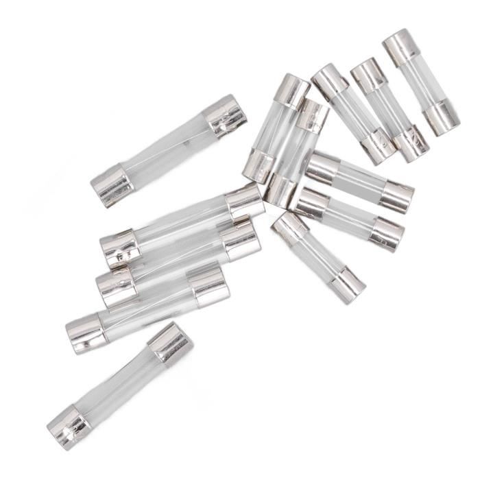 ROM Fusibles En Verre Lot De 200 Fusibles De Voiture En Verre 250 V 5 X 20 Mm 6 X 30 Mm Pour ...