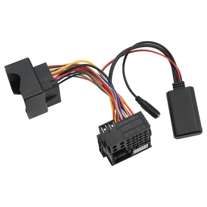 SUC-Câble adaptateur audio Bluetooth Adaptateur de câble d'entrée AUX ...