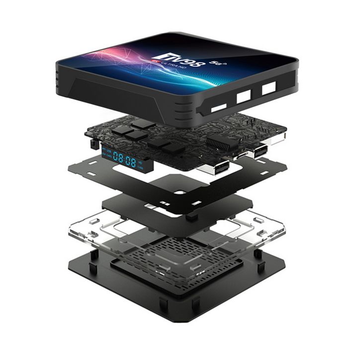 Android 12 Smart TV Box X98H Pro 4GB 32GB Allwinner H618 Dual WIFI ...