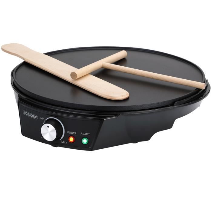 Crêpière électrique 1200W Ø30cm appareil à crêpes plaque antiadhésive ...