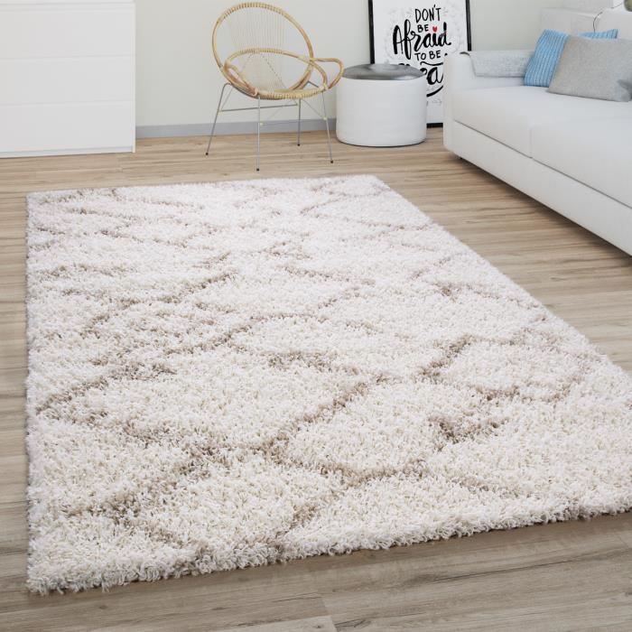 Paco Home Tapis Poils Longs Salon Shaggy Fausse Fourrure Fourrure Moelleux Rose Vieux Rose ...