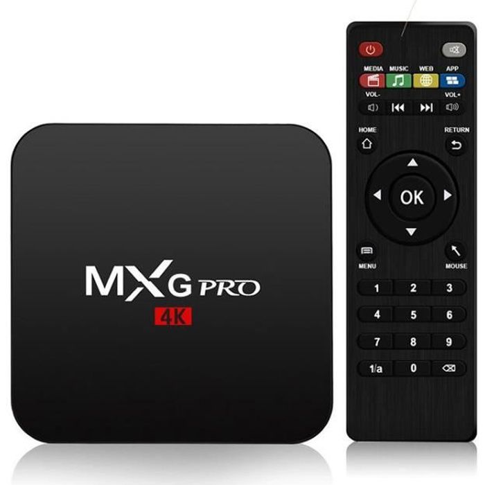 Mini Android TV Box Android 9.0 TV Box Amlogic S905X Quad-Core 1 Go ...