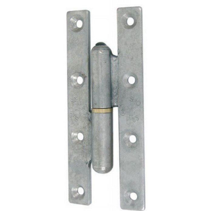 Paumelle Picarde soudée bouts carrés 250x90mm gauche brut - TORBEL ...