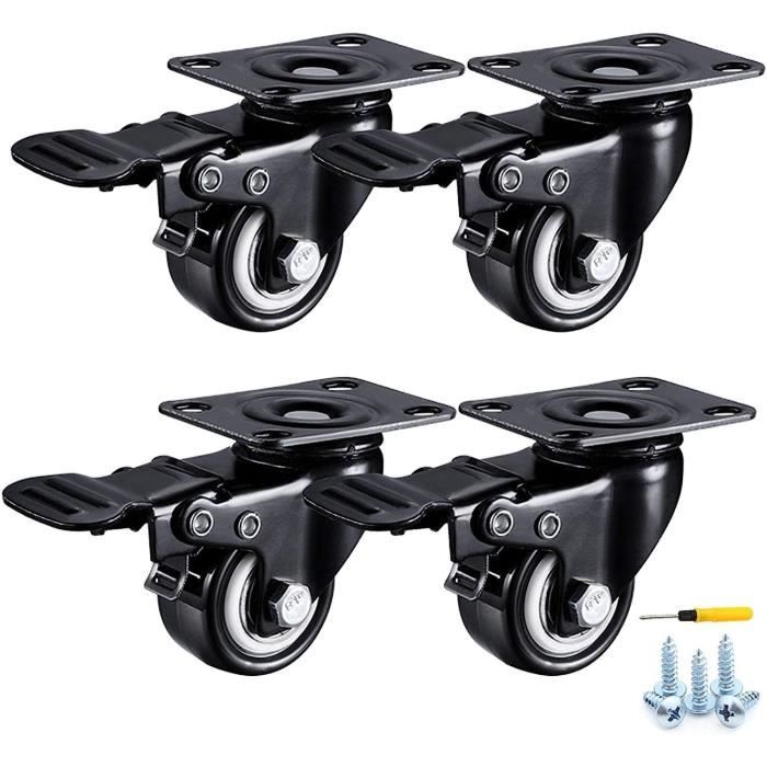 Roulettes Pivotantes Roulettes Mobiles Roulettes Robustes Pour Meubles ...