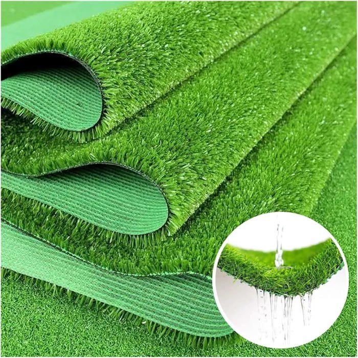 15cmx15cm Gazon Artificiel Jardin Faux Tapis synthétique Cesped Rouleau ...