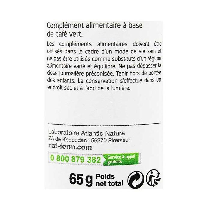 Nat & Form Café Vert 200 gélules - Cdiscount Santé - Mieux vivre
