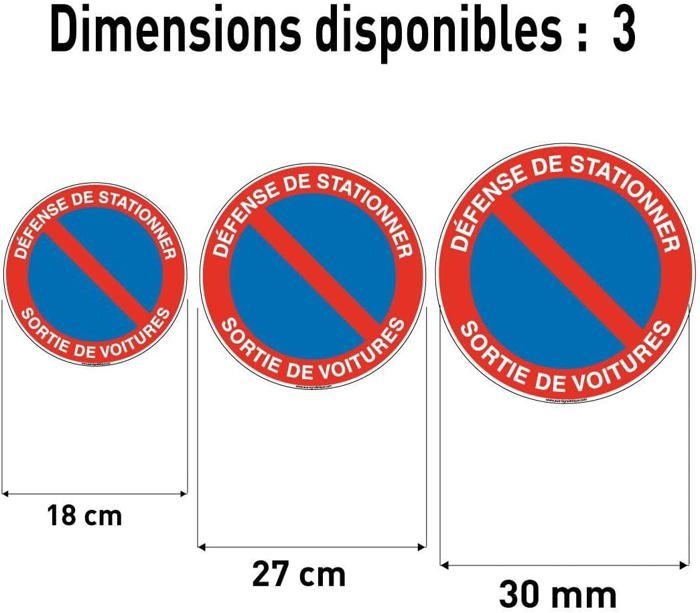 Panneau Interdiction Panneau De Sécurité Circulaire En Pvc - (Ø 300 Mm ...
