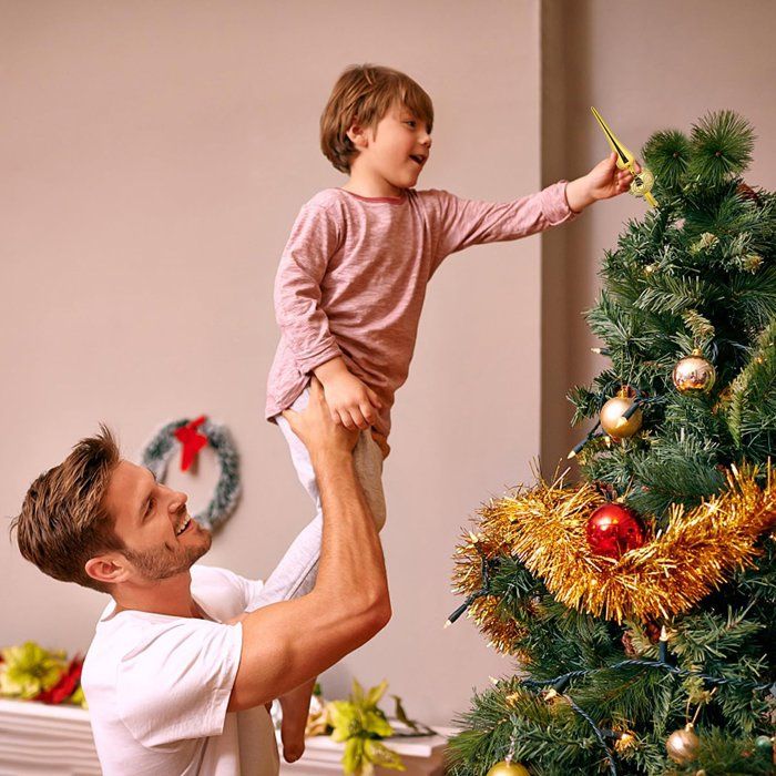 Pointe Sapin de Noel Gold, Cimier Sapin de Noel, Topper Sapin de Noël ...
