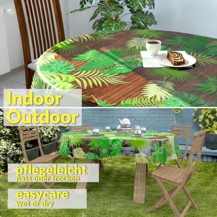 Nappe En Toile Cirée Transparente - Film De Protection De Table - Motif ...