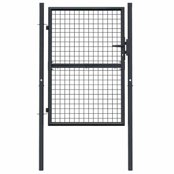 Portillon de patio en acier galvanisé - VIDAXL - 100x175 cm ...