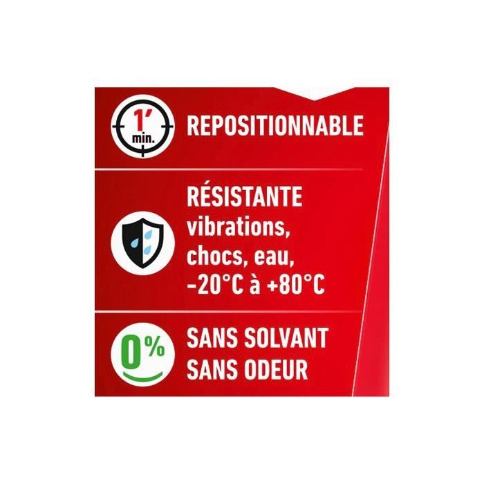 SADER répare tout extrême clic 30g - Cdiscount Bricolage