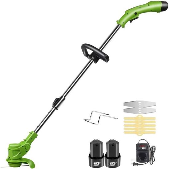 Coupe-Bordures sans Fil, Tondeuse à Gazon Portable Professionnelle, Outil D'élagage de Jardin ...