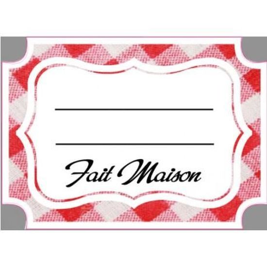 Etiquette Fait Maison A Imprimer | Ventana Blog