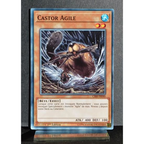 Carte YU-GI-OH CIBR-FR040 Castor Agile NEUF FR - Cdiscount Jeux - Jouets